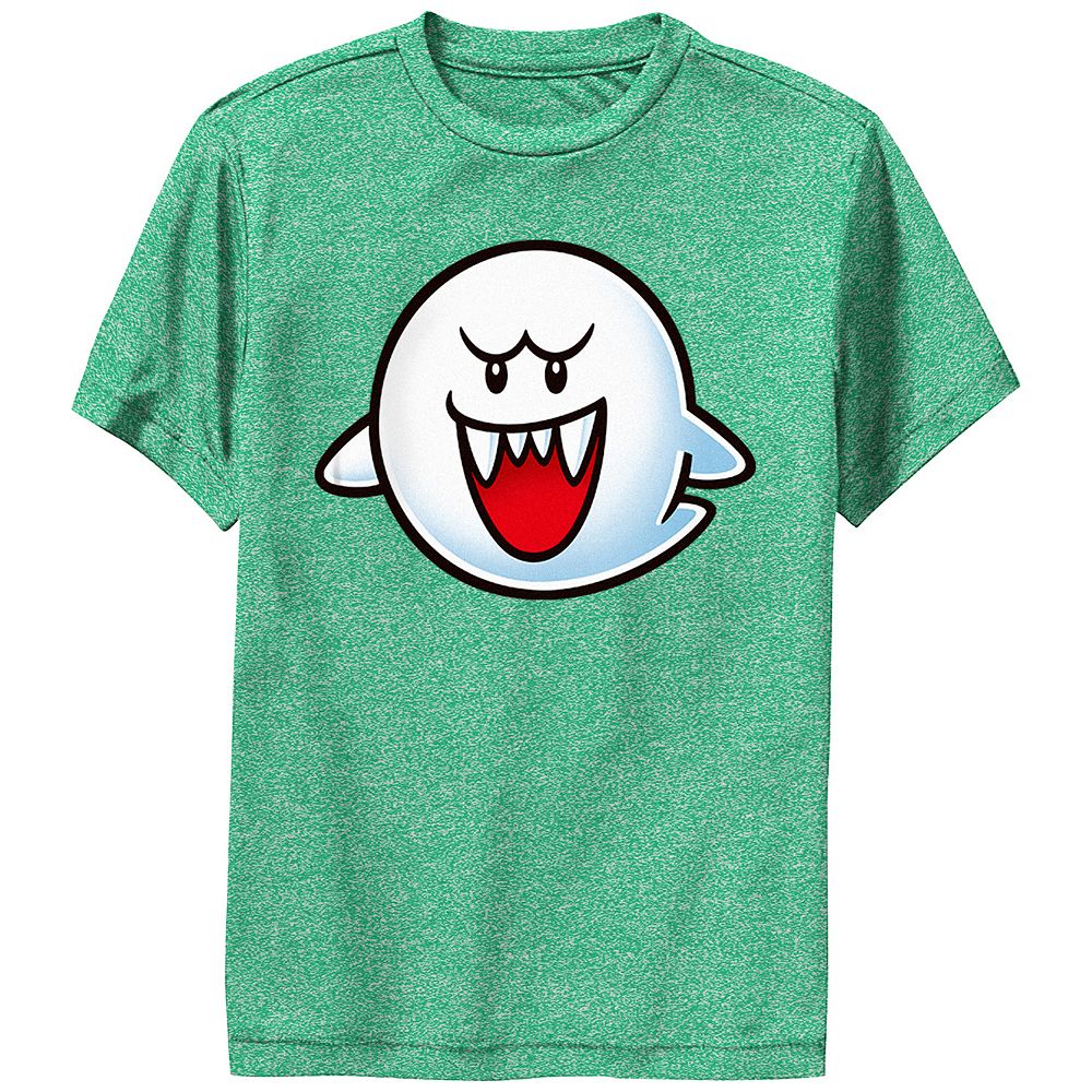 Boys Super Mario Bros Boo Performance Graphic Tee
