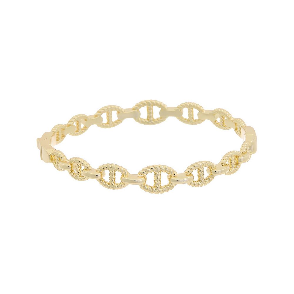 Juvell 18k Gold Plated Bangle Bracelet