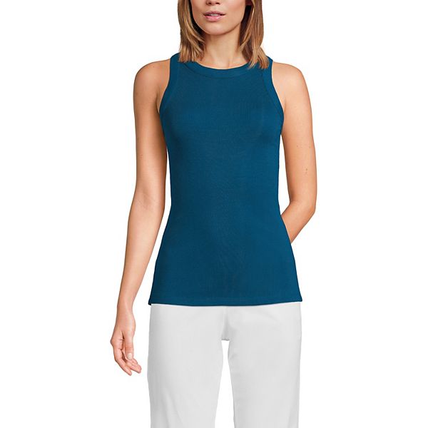 Women's Lands' End Crew Neck Tank Top