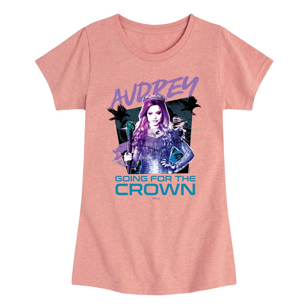 Disney's Decendants Audrey Girls 7-16 Going For The Crown Tee