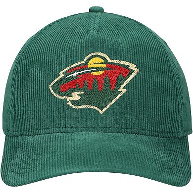 Men's American Needle Green Minnesota Wild Corduroy Chain Stitch ...