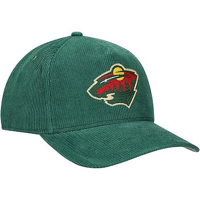 Men's American Needle Green Minnesota Wild Corduroy Chain Stitch ...