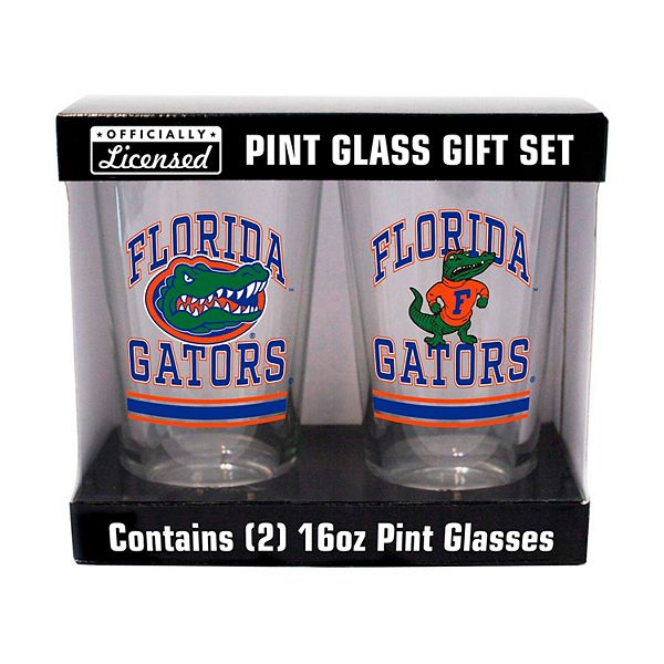 Florida Gators 16oz. Pint Glass Two Pack