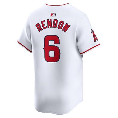 Men's Nike Anthony Rendon White Los Angeles Angels Home Limited Player ...