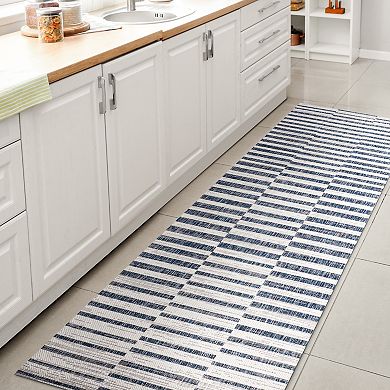 Sukie Modern Offset Stripe Indoor/outdoor Area Rug