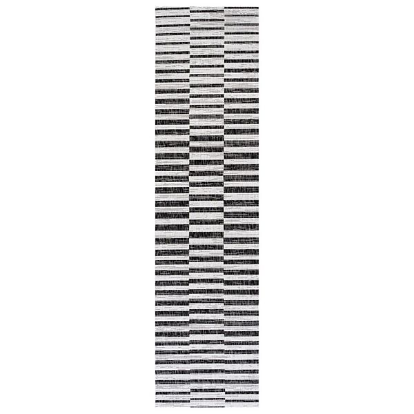 Sukie Modern Offset Stripe Indoor/outdoor Area Rug