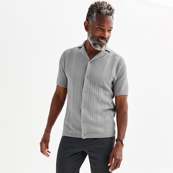 Men's Apt. 9® Textured Stripe Polo