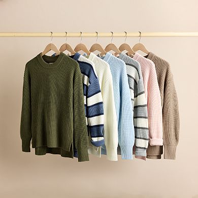 Juniors' SO® Crewneck Pullover Sweater