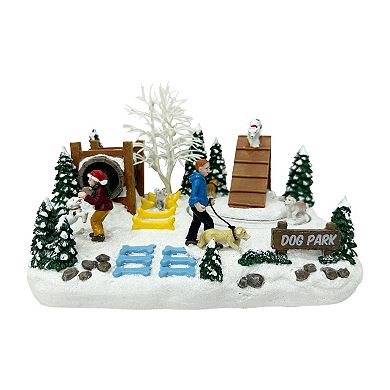 St. Nicholas Square® Holiday Musical LED Dog Park Table Decor