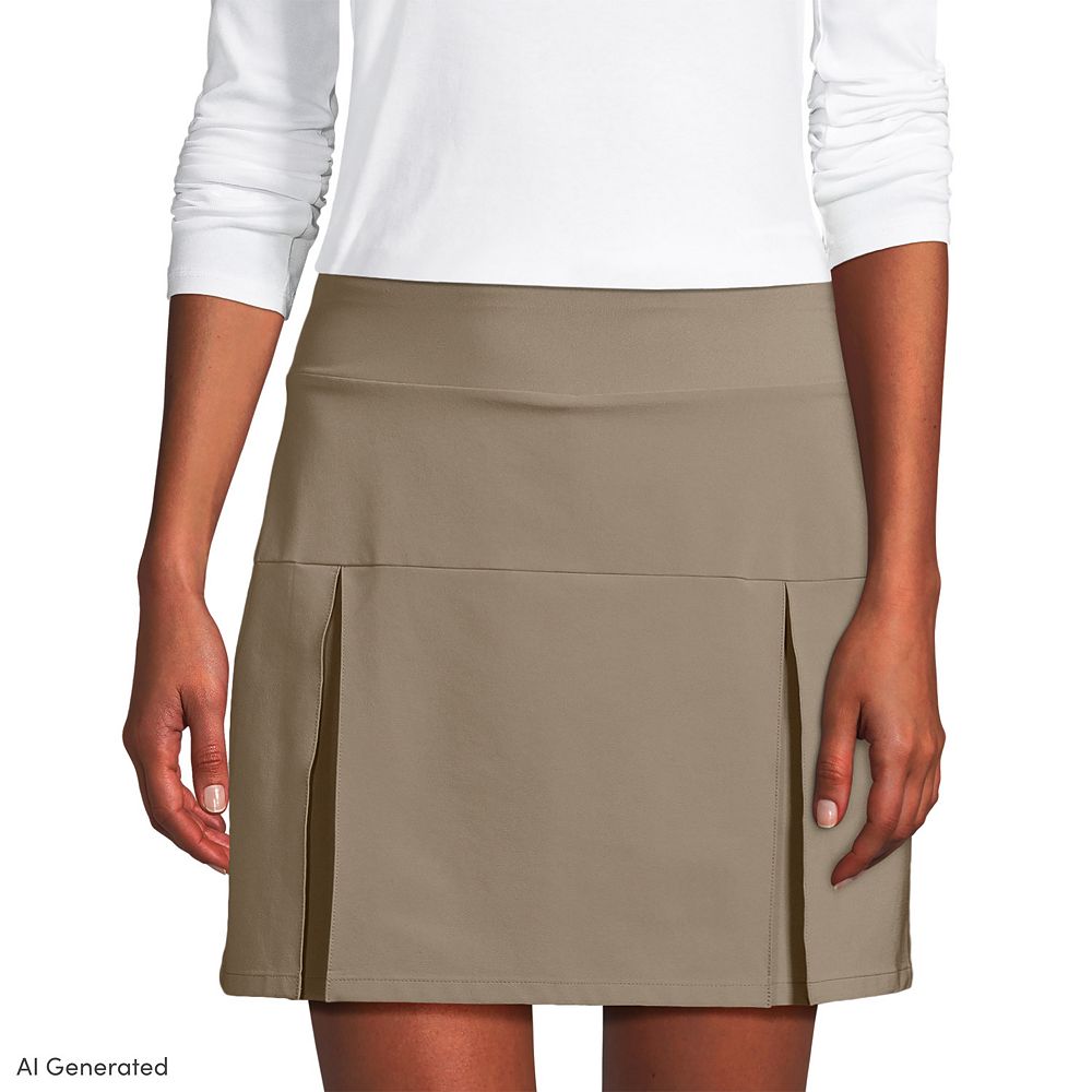 Women's Lands' End Performance Pleated Skort