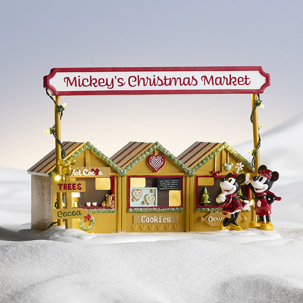 Disney's Mickey Mouse Mickey's Christmas Village Accessory Table Decor ...