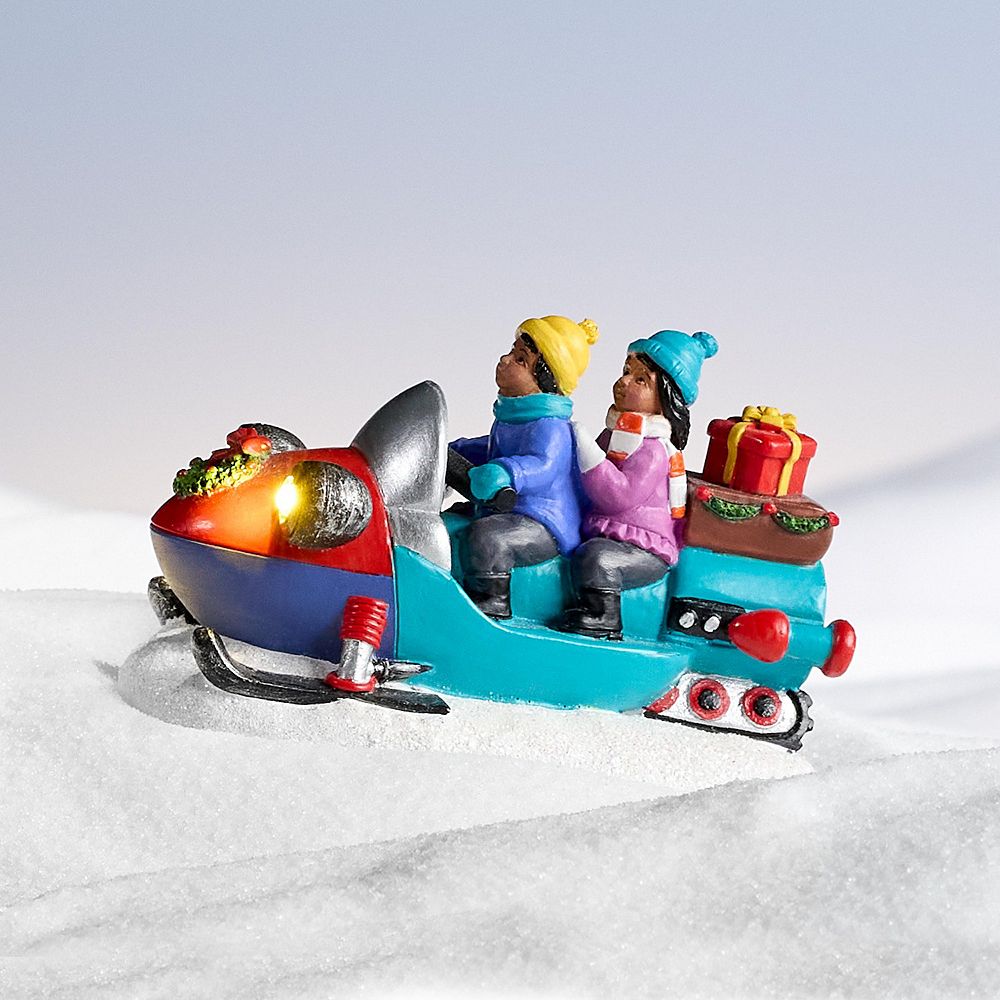 St. Nicholas Square® Holiday LED Snowmobile Adventure Table Decor