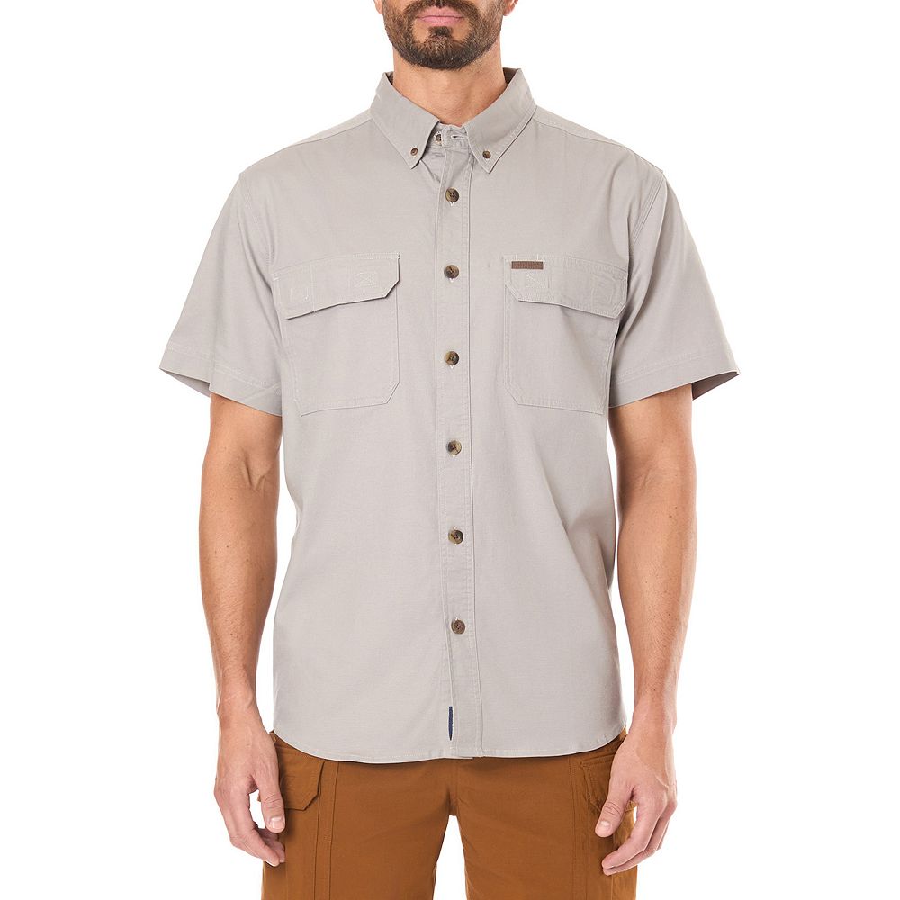Big & Tall Smith's Workwear Stretch Full-Swing Work Shirt