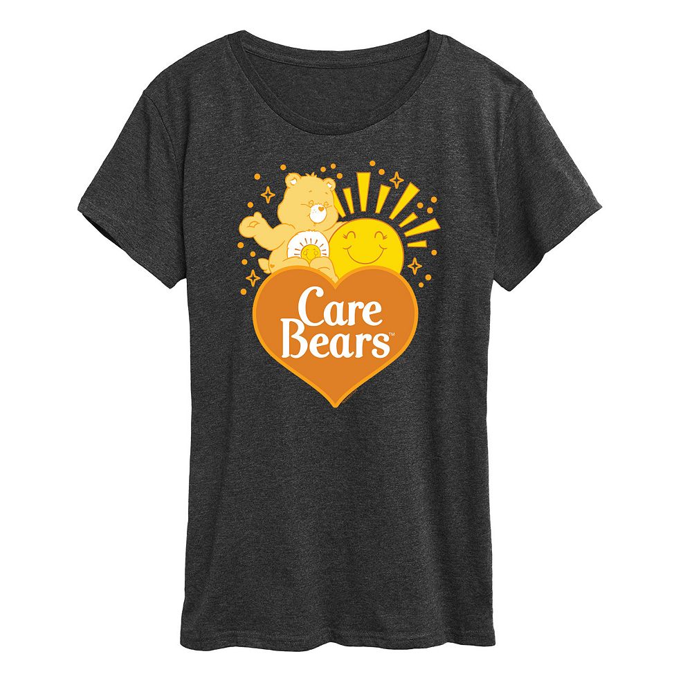 Women's Care Bears Funshine Logo Graphic Tee