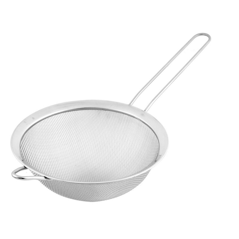 Kitchen Stainless Steel Fine Tea Oil Mesh Strainer Colander Flour Sieve ...