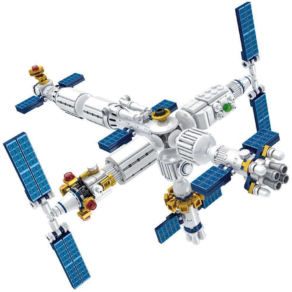 Contixo 573 Piece Aerospace Series Space Station Building Block Set