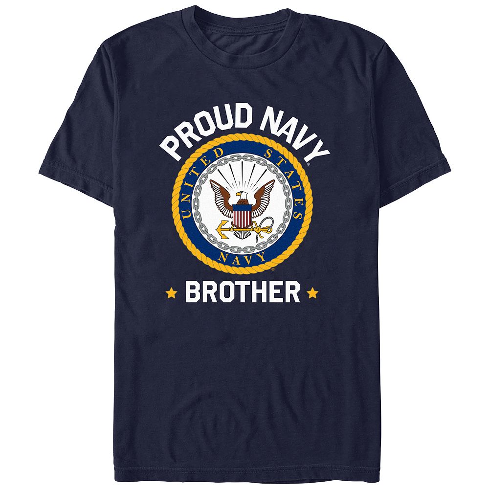 Men's Proud Navy Brother Graphic Tee