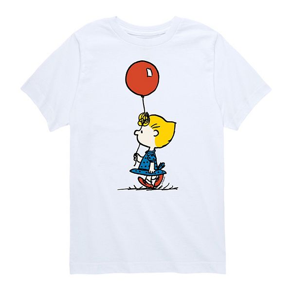 Boys 8-20 Peanuts Sally With Balloons Graphic Tee