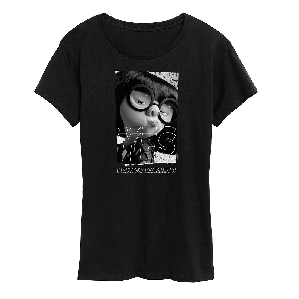 Disney / Pixar's The Incredibles Edna Women's Yes Darling Graphic Tee