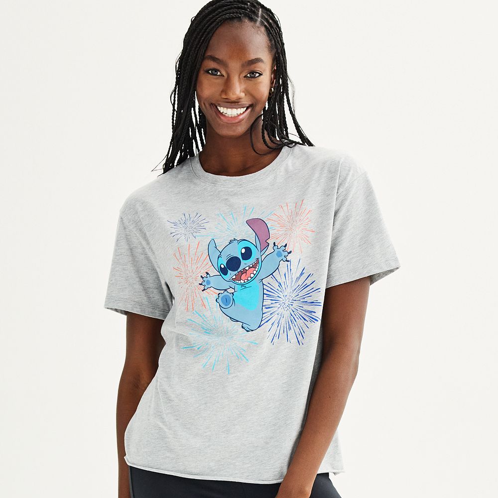 Disney's Lilo & Stitch Fireworks Juniors' Graphic Tee