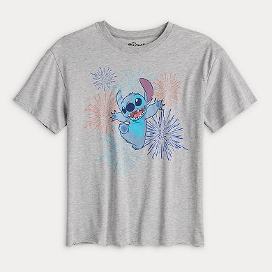 Disney's Lilo & Stitch Fireworks Juniors' Graphic Tee