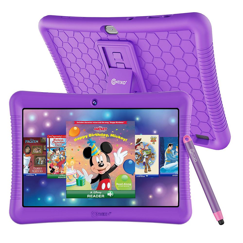 Contixo 10" Android Kids 32 Gb Tablet (2024 Model), With 80 Disney ...