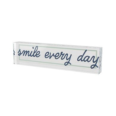 Lumi Home Decor Smile Everyday Sign Table Decor