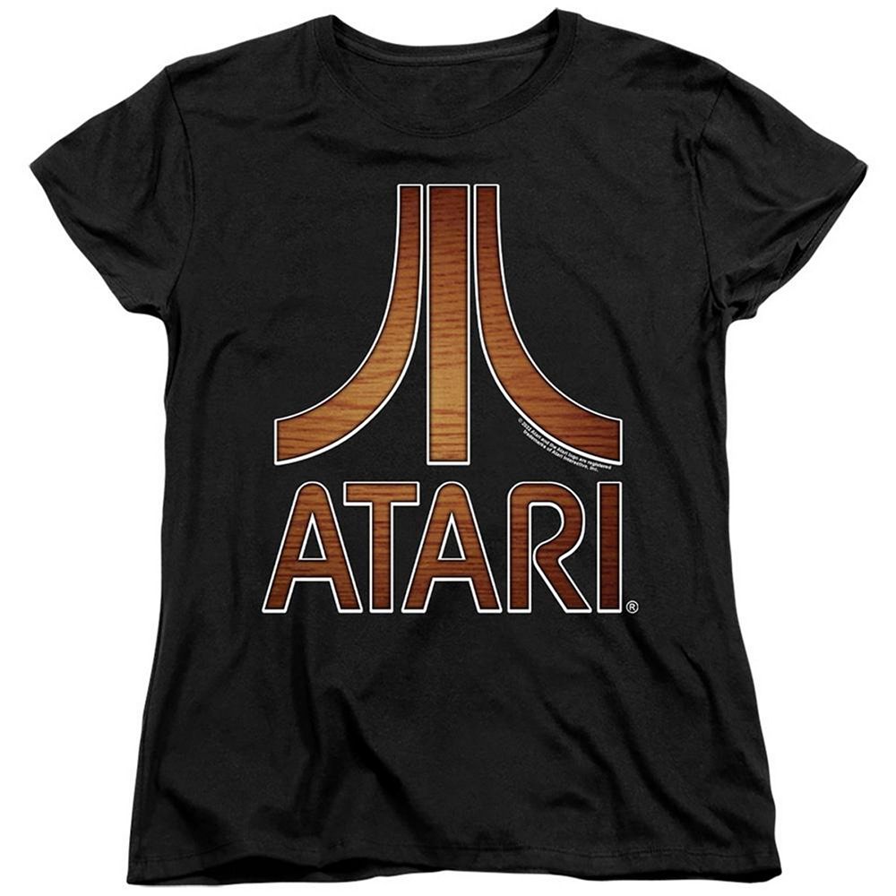 Atari Classic Wood Emblem Short Sleeve Women´s Tee