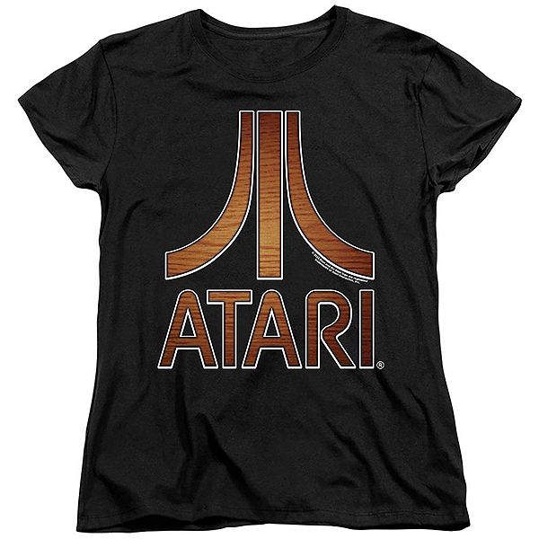 Atari Classic Wood Emblem Short Sleeve Women´s Tee