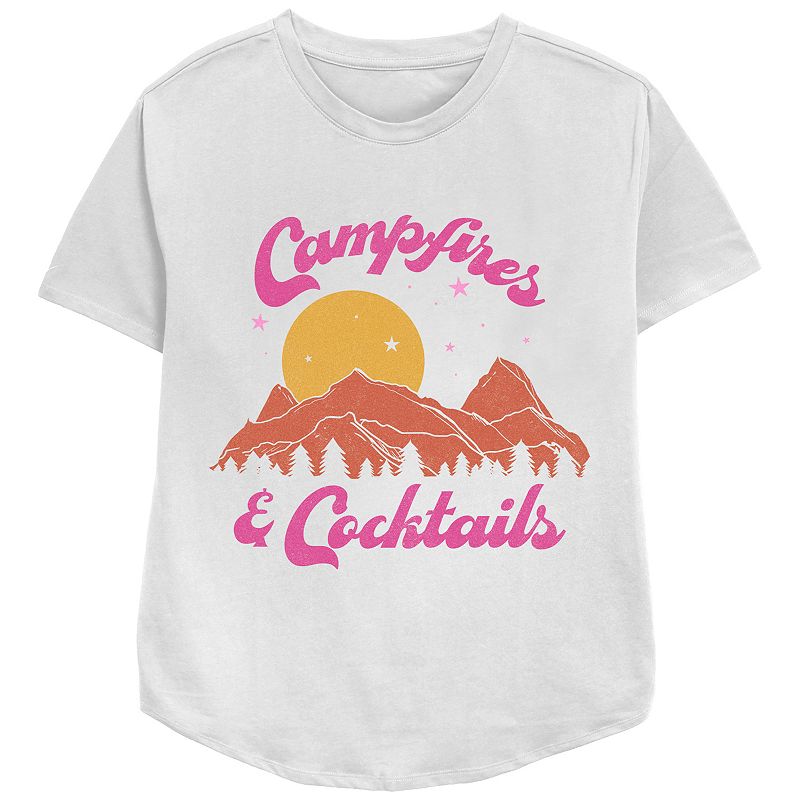 UPC 198181703534 - Women's Campfires & Cocktails Relaxed Fit Graphic ...