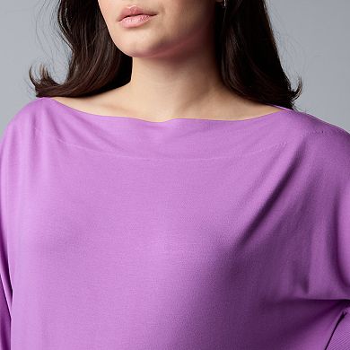 Women's Simply Vera Vera Wang Open Neck Top