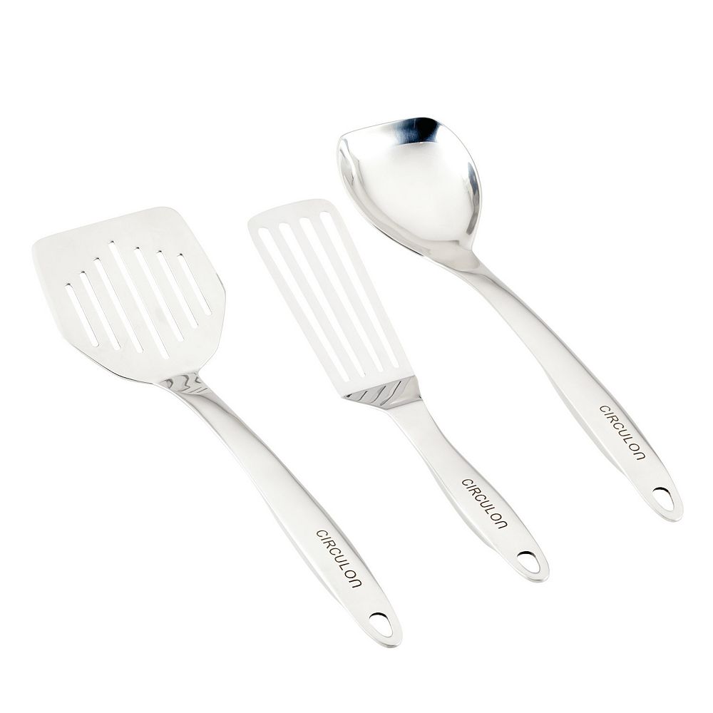Circulon® Stainless Steel Hollow Handle Kitchen Utensils 3-piece Set