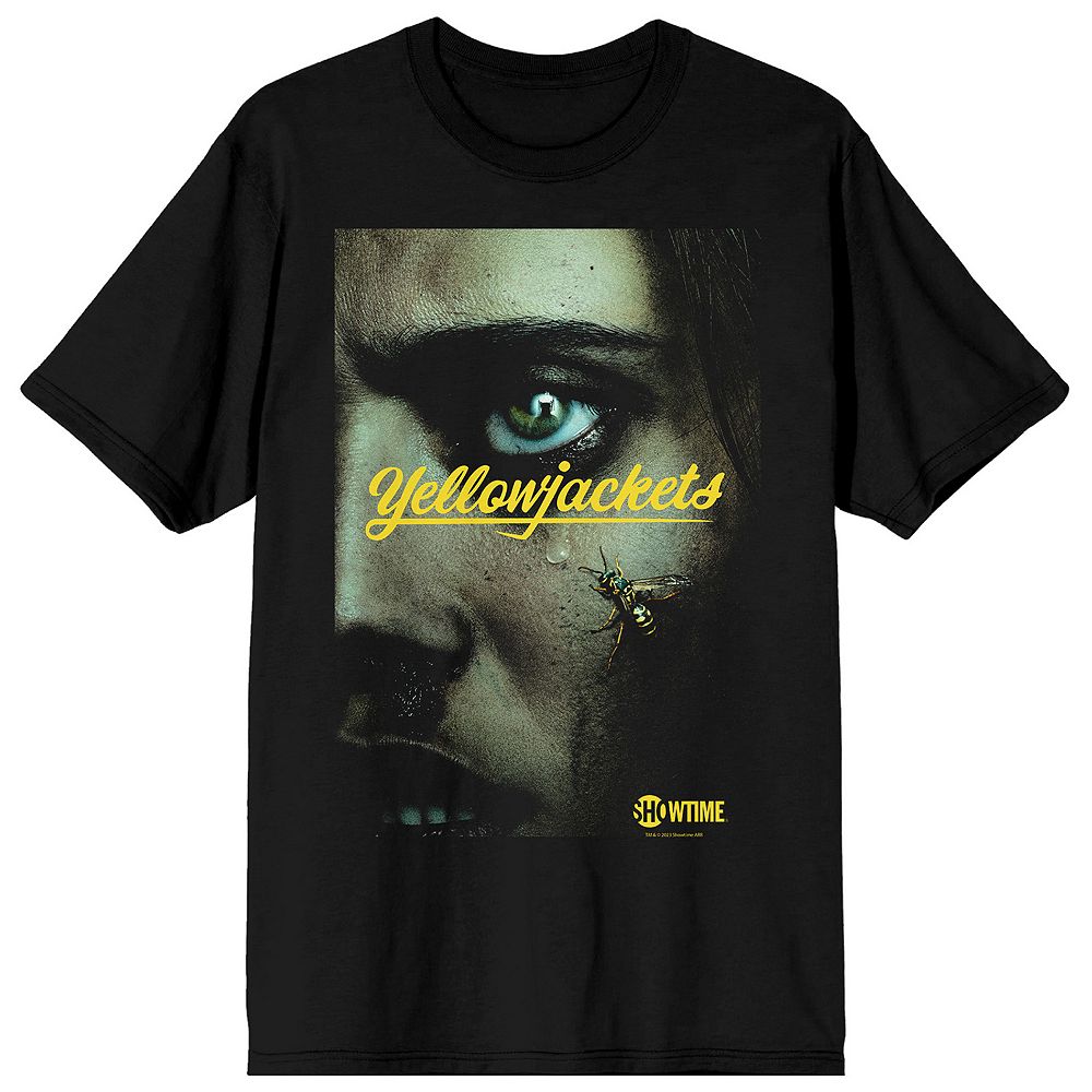 Juniors' Bioworld Yellowjackets Face Closeup Cursive Logo Short Sleeve ...