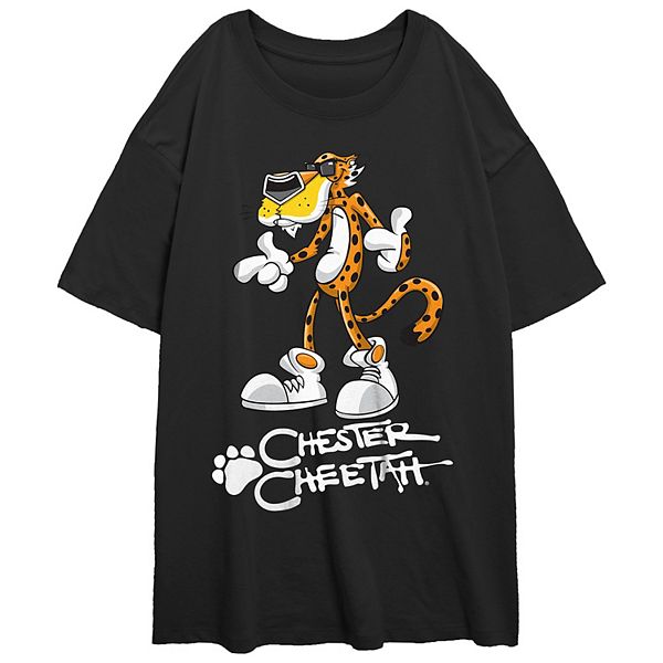 Juniors' Cheetos Chester Cheetah Cool Stand Oversize Graphic Tee
