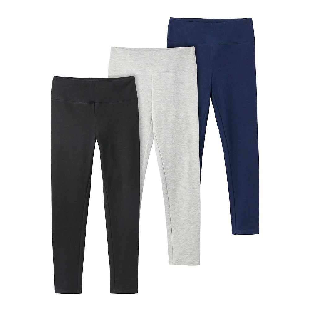 Girls 6-20 SO® 3-Pack Leggings Set in Regular & Plus