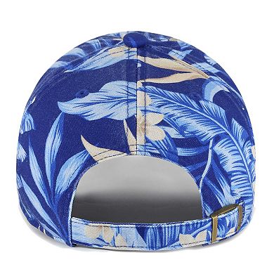 Men's '47 Royal Kansas Jayhawks Tropicalia Clean Up Adjustable Hat