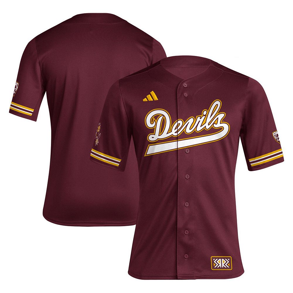 Men's adidas Maroon Arizona State Sun Devils Reverse Retro Replica ...