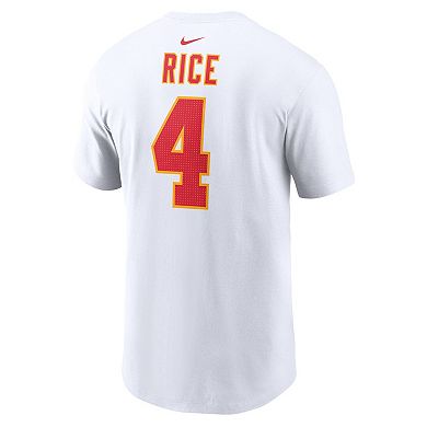 Men's Nike Rashee Rice White Kansas City Chiefs Super Bowl LVIII Patch ...