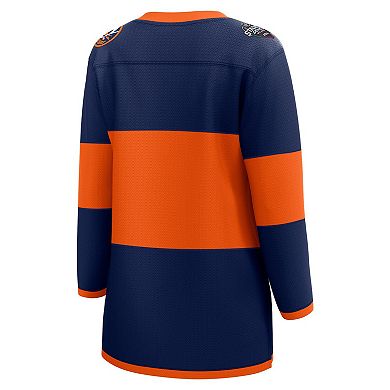 Women's Fanatics Branded Navy New York Islanders 2024 NHL Stadium Series Breakaway Jersey