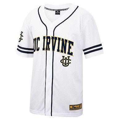 Men's Colosseum White UC Irvine Anteaters Free Spirited Mesh Button-Up ...