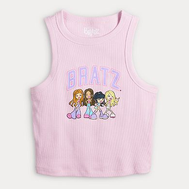 Juniors' Bratz High-Neck Graphic Tank Top