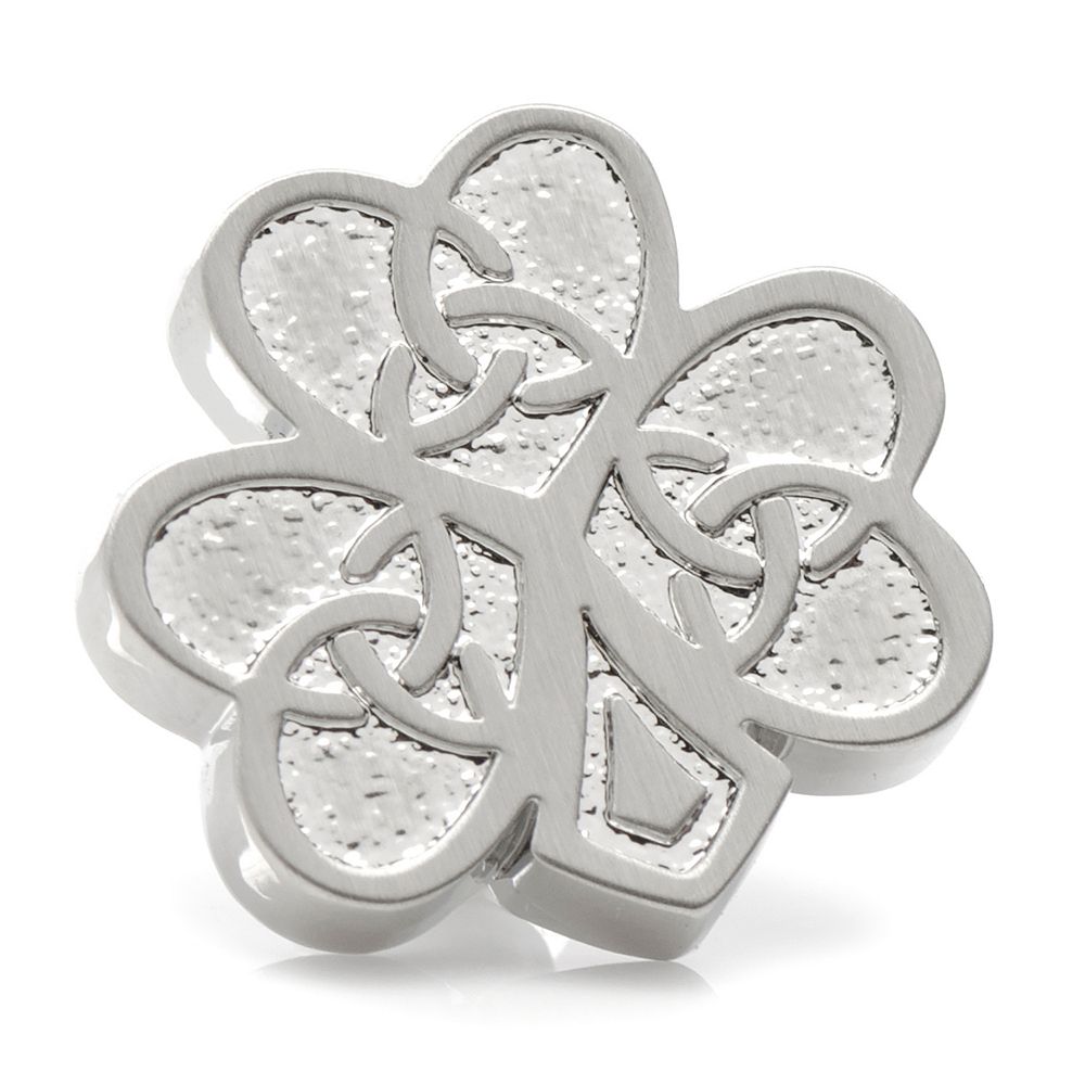 Men's Cuff Links, Inc. Celtic Knot Shamrock Lapel Pin