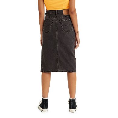 Women's Levi's® Denim Side Slit Midi Jean Skirt