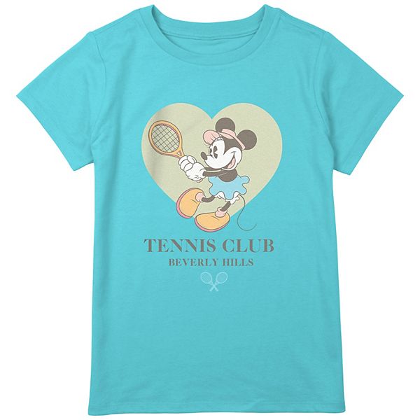 Disney's Minnie Mouse Tennis Club Girls Plus Graphic Tee