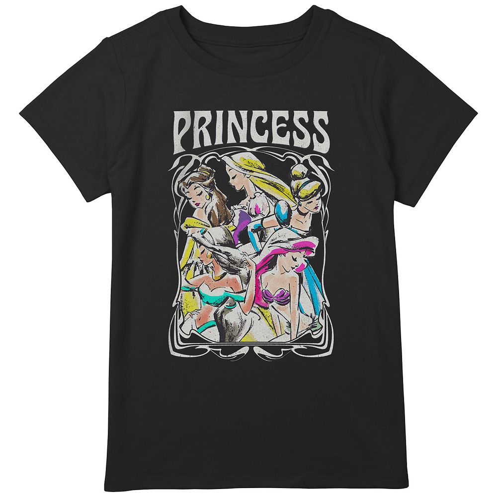 Disney's Princesses Profile Portrait Girls Plus Graphic Tee