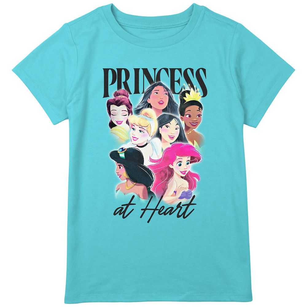 Disney's Princesses At Heart Girls Plus Graphic Tee