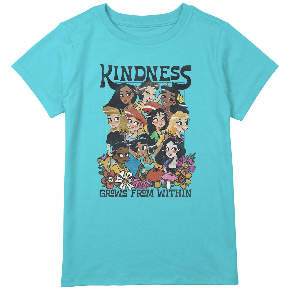 Disney's Princesses Kindness Grows From Within Girls Plus Graphic Tee