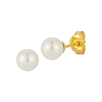 Kohl's pearl stud earrings store