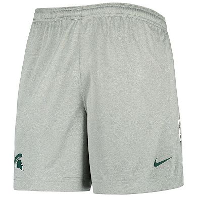 Men's Nike Green/Gray Michigan State Spartans Reversible Performance Shorts