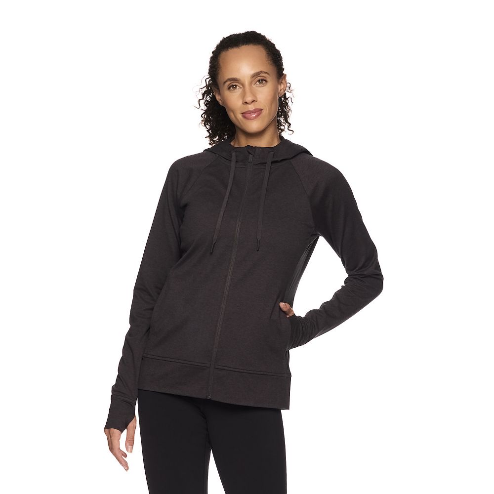 Women's Gaiam Flow Marled Hooded Jacket